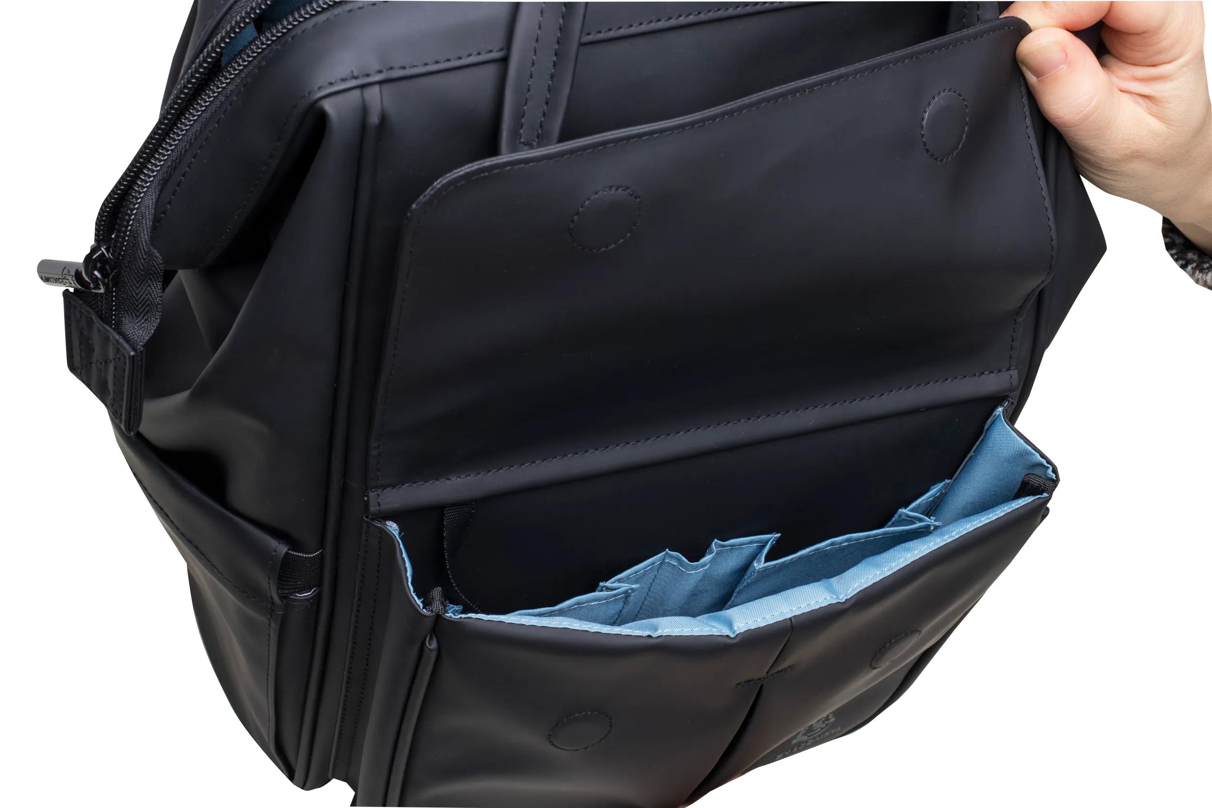 Exacompta - Sac à dos ordinateur All-in-Bag Exactive PU - Noir